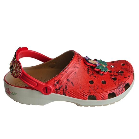 CROCS | Shoes | Frida Kahlo Classic Clog Crocs Mens M1 Floral Design ...